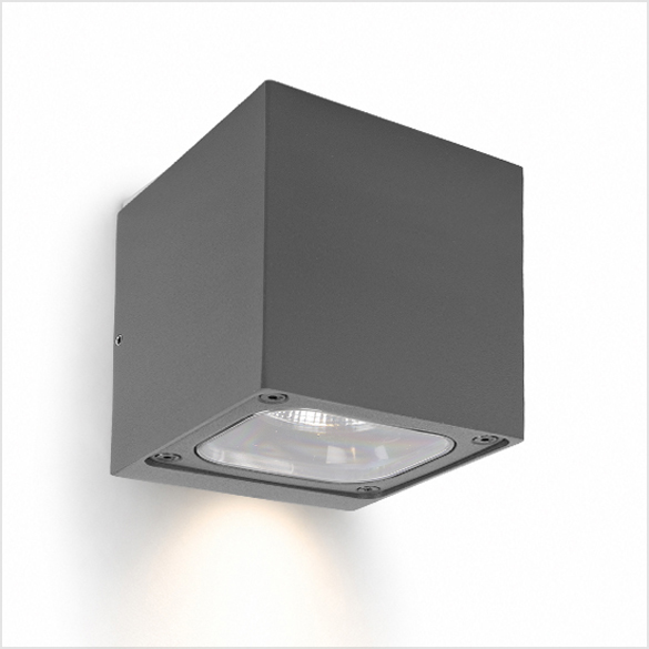 Lampa naścienna zewnętrzna GHANA 6 antracyt - LED COB 6W 3000K 410lm ...
